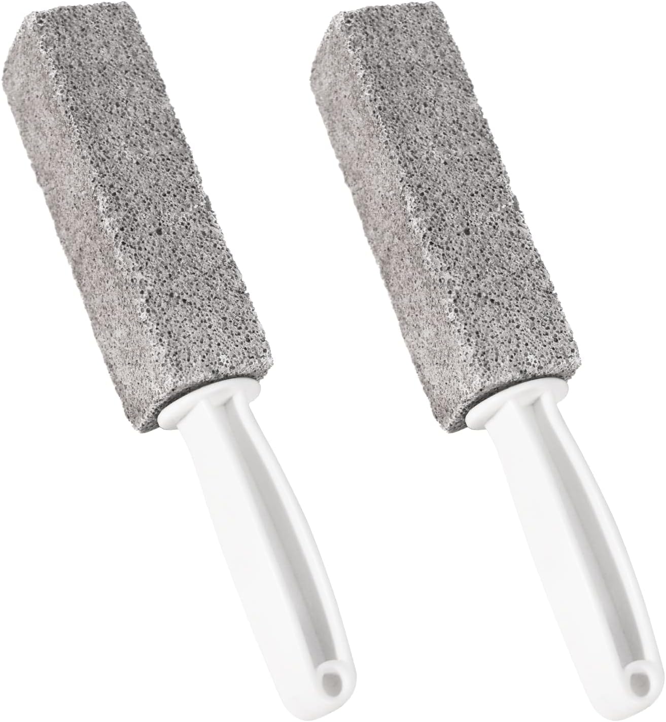 2 Pack Pumice Stone Toilet Bowl Cleaning Stick with Handle, Powerfully ...