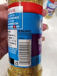 Amazon.com : McCormick Salt Free Vegetable Seasoning, 4.16 oz (Pack of ...