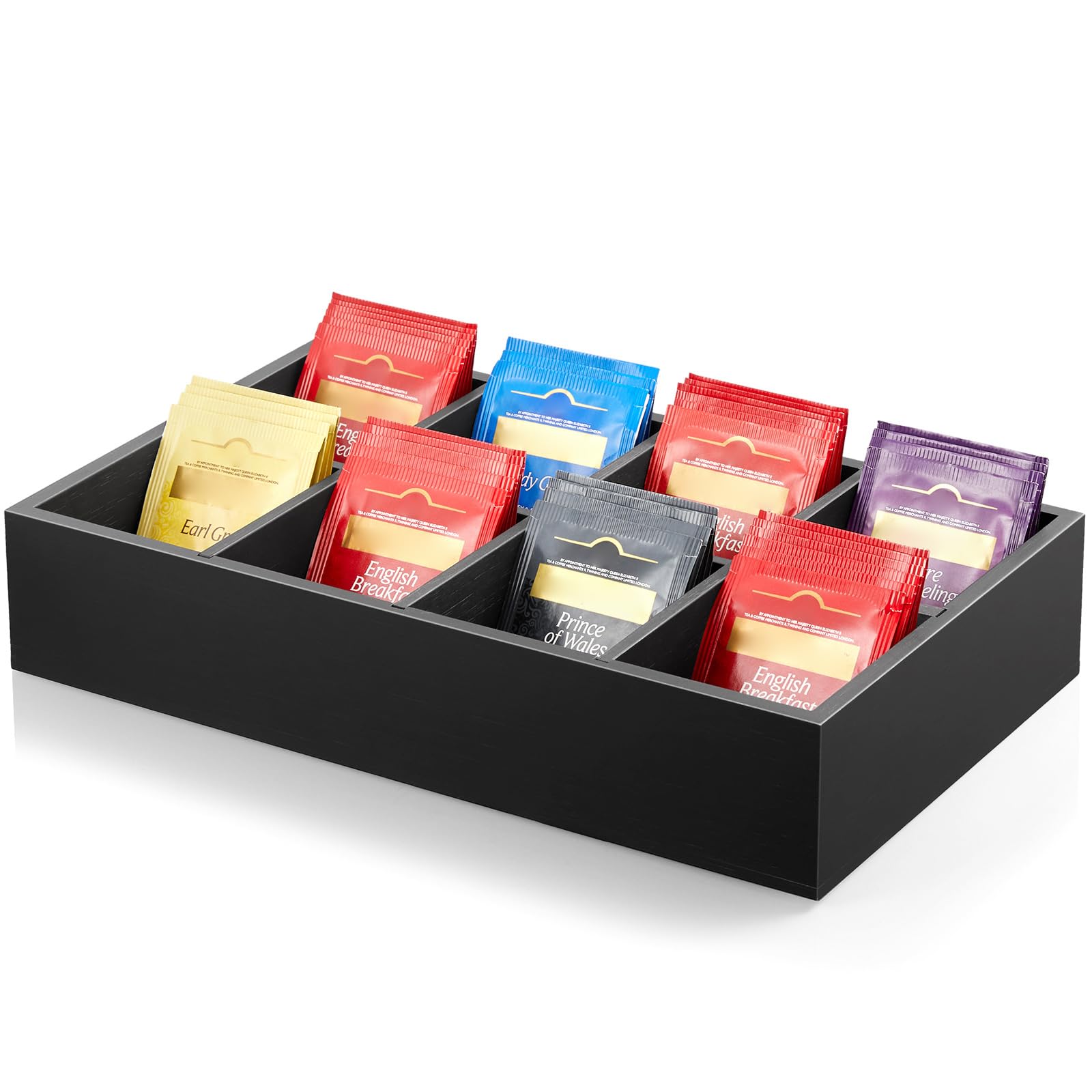 Amazon.com: DRASTAR Tea Bag Organizer, Tea Box Organizer Storage Box ...