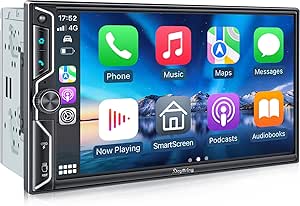 Amazon.com: SJoyBring 7-Inch Double Din Car Stereo with Wireless ...
