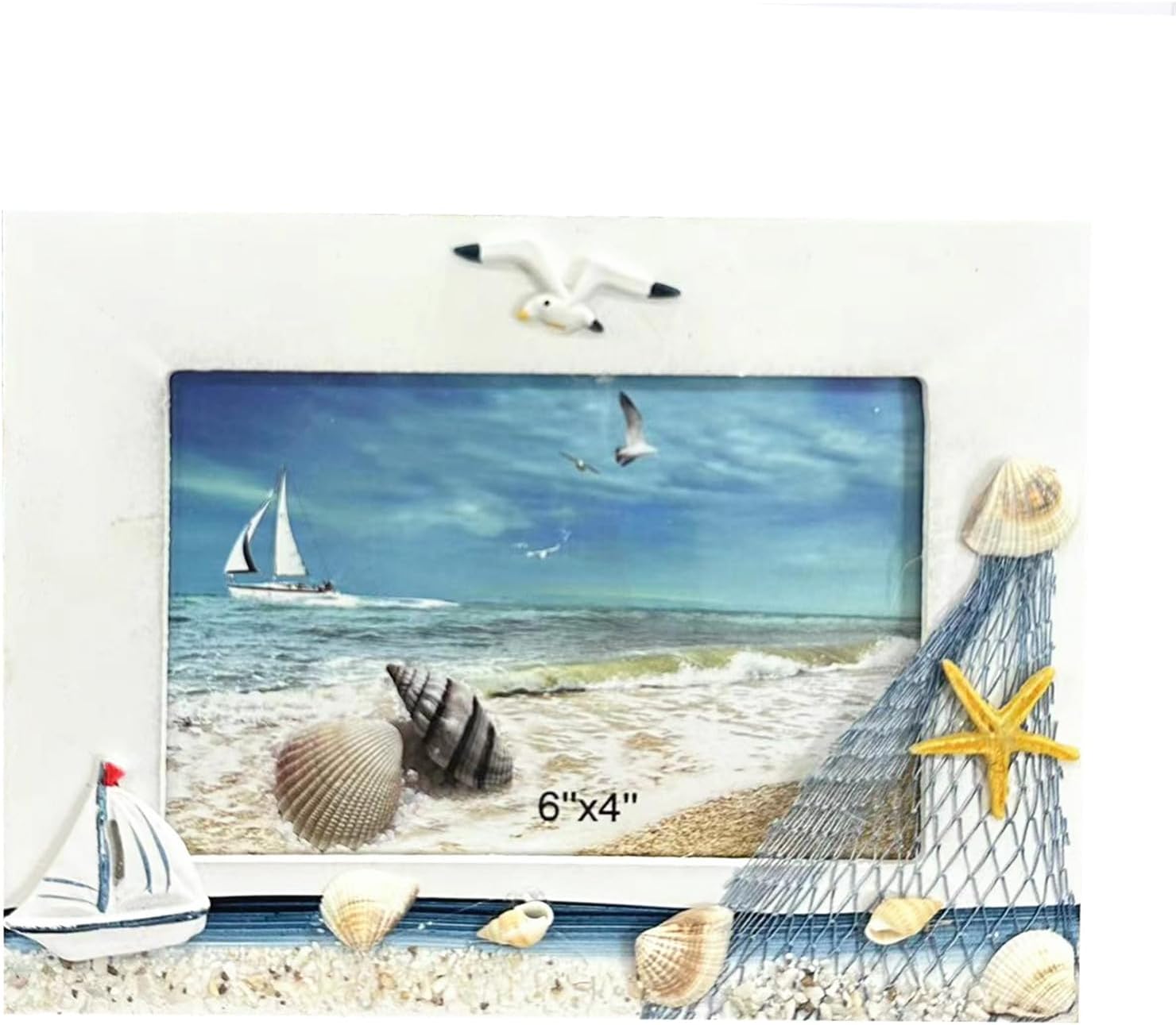 Amazon.com - DD-life 4 x 6 Mediterranean Photo Frame Beach Picture ...