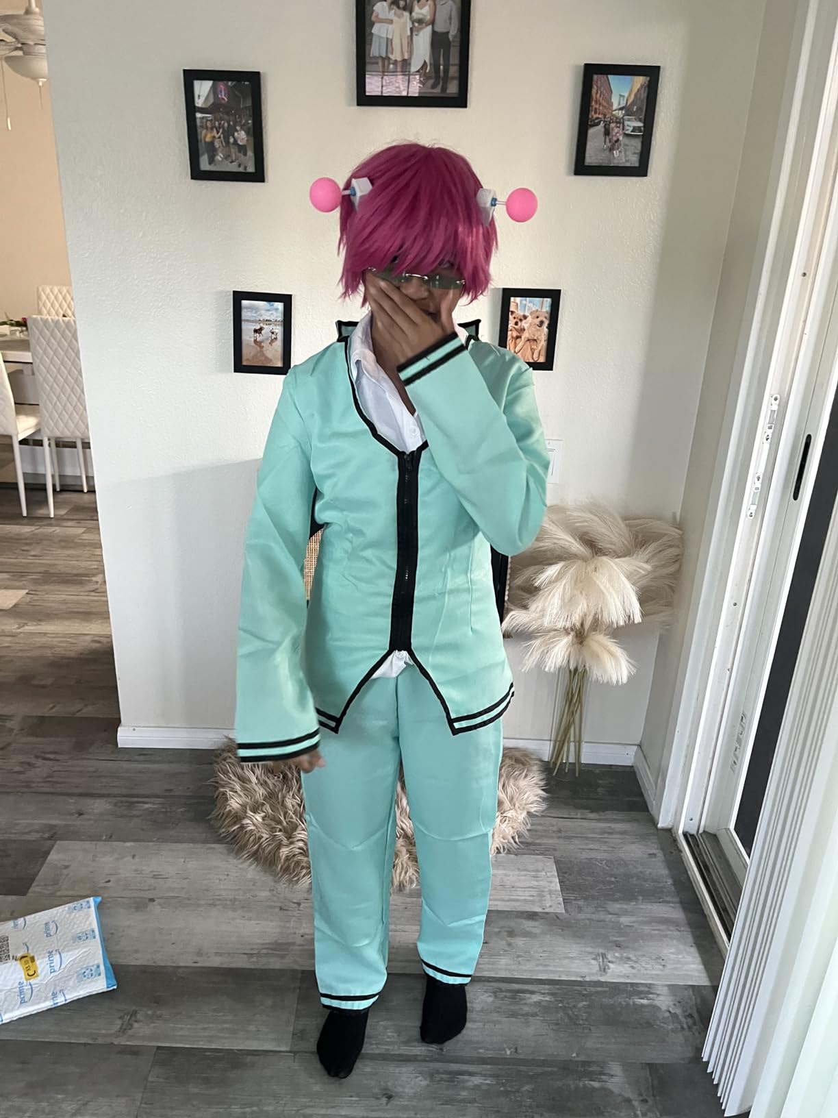 Amazon.com: Okazaki The Saiki K Cosplay Costume School Uniform Suit ...