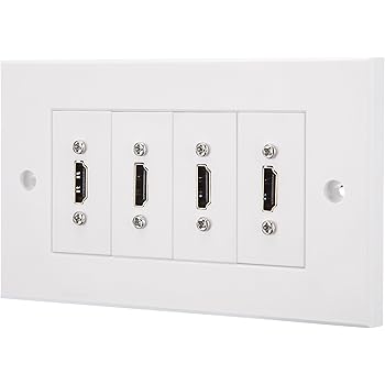 HDMI Modular Faceplate/Wall Outlet: Amazon.co.uk: Electronics