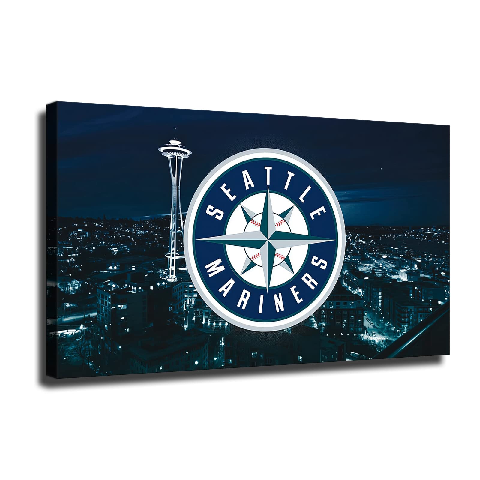 Amazon.com: Seattle Mariners Baseball Poster Sports Canvas Wall Art ...