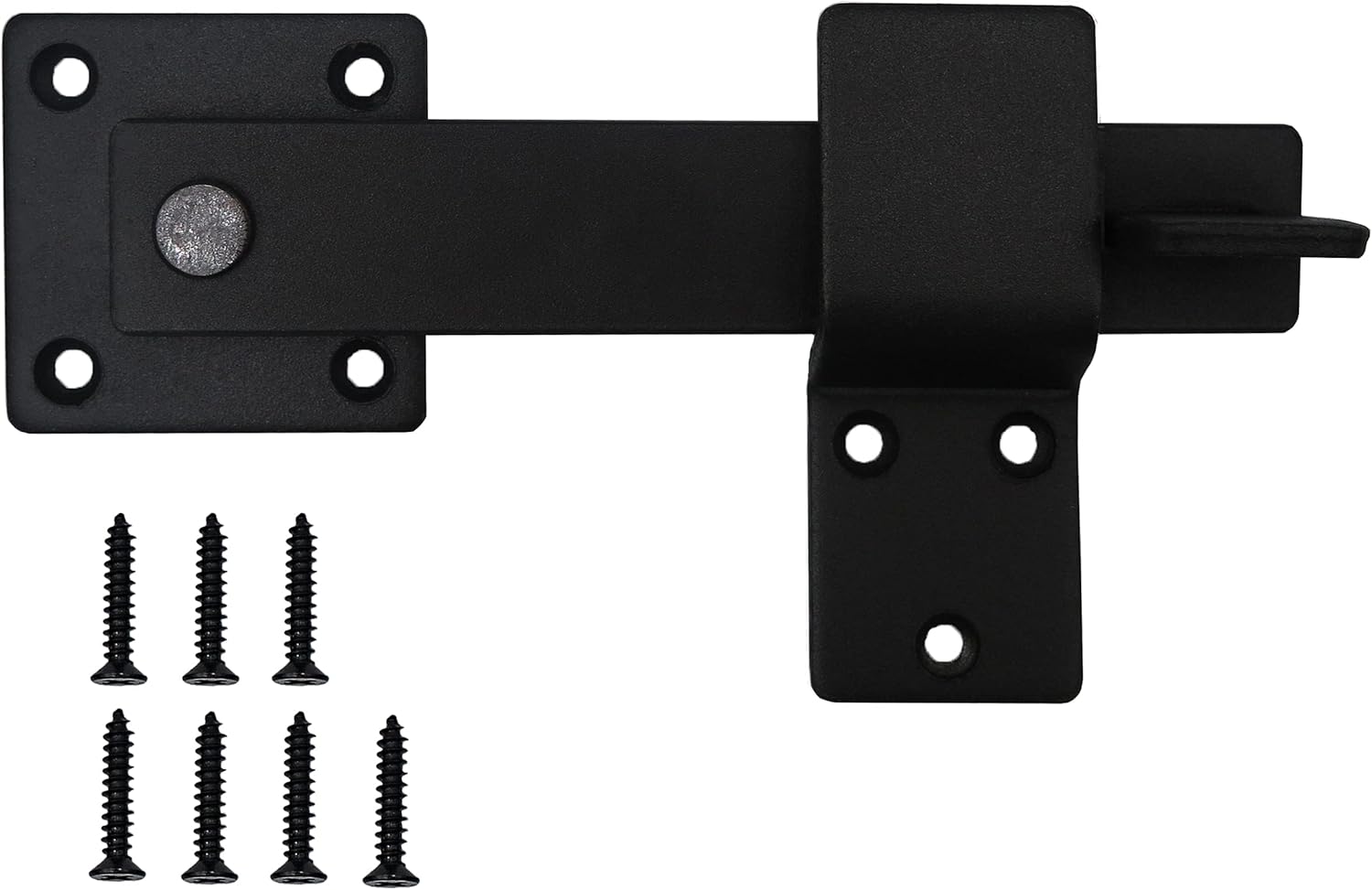 Amazon.com: ZUIWAN Flip Gate Latch Barn Door - 1 Pcs 5.5" Matte Black ...