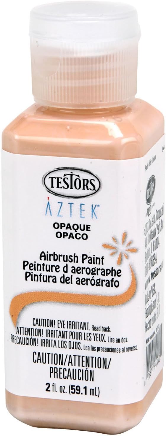 Amazon.com: Testors Aztek Acrylic Airbrush Paint, Opaque Peach, 2 Fl Oz