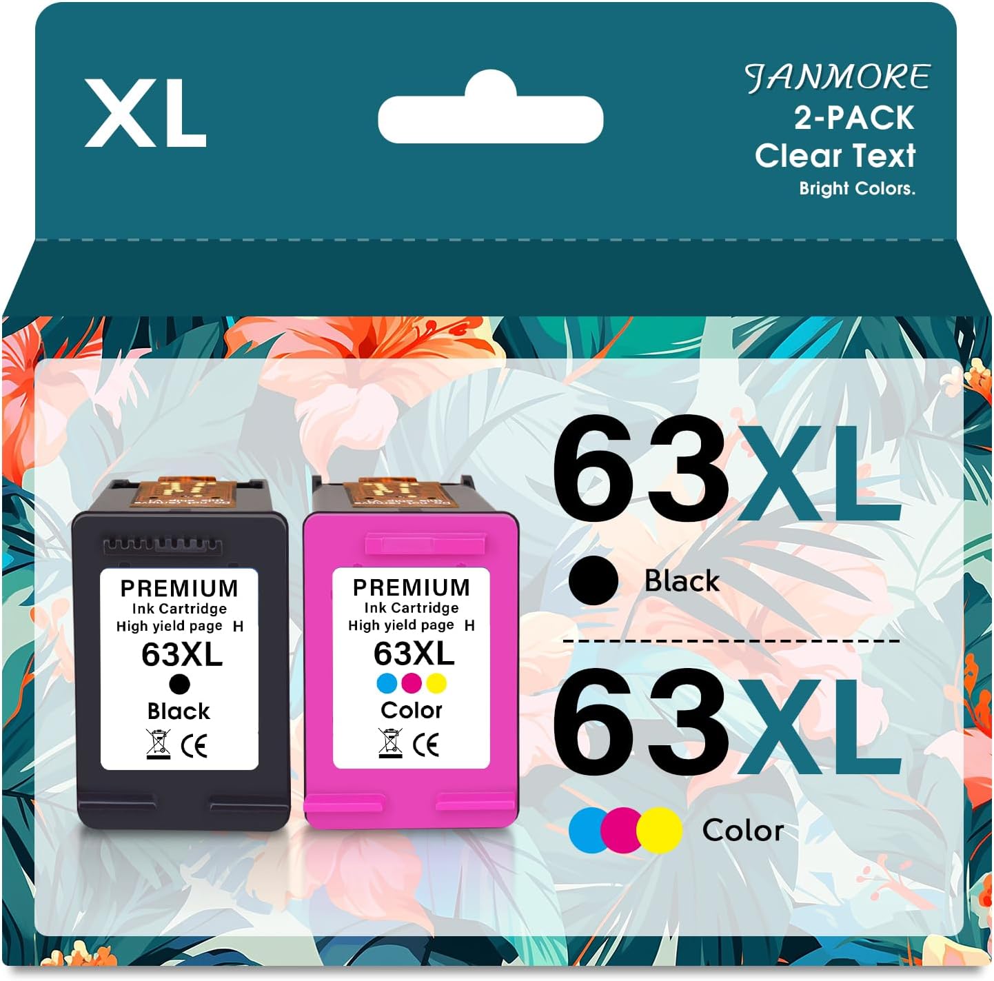 Amazon.com: 63 XL High Yield Ink Cartridge Combo Pack Replacement for ...