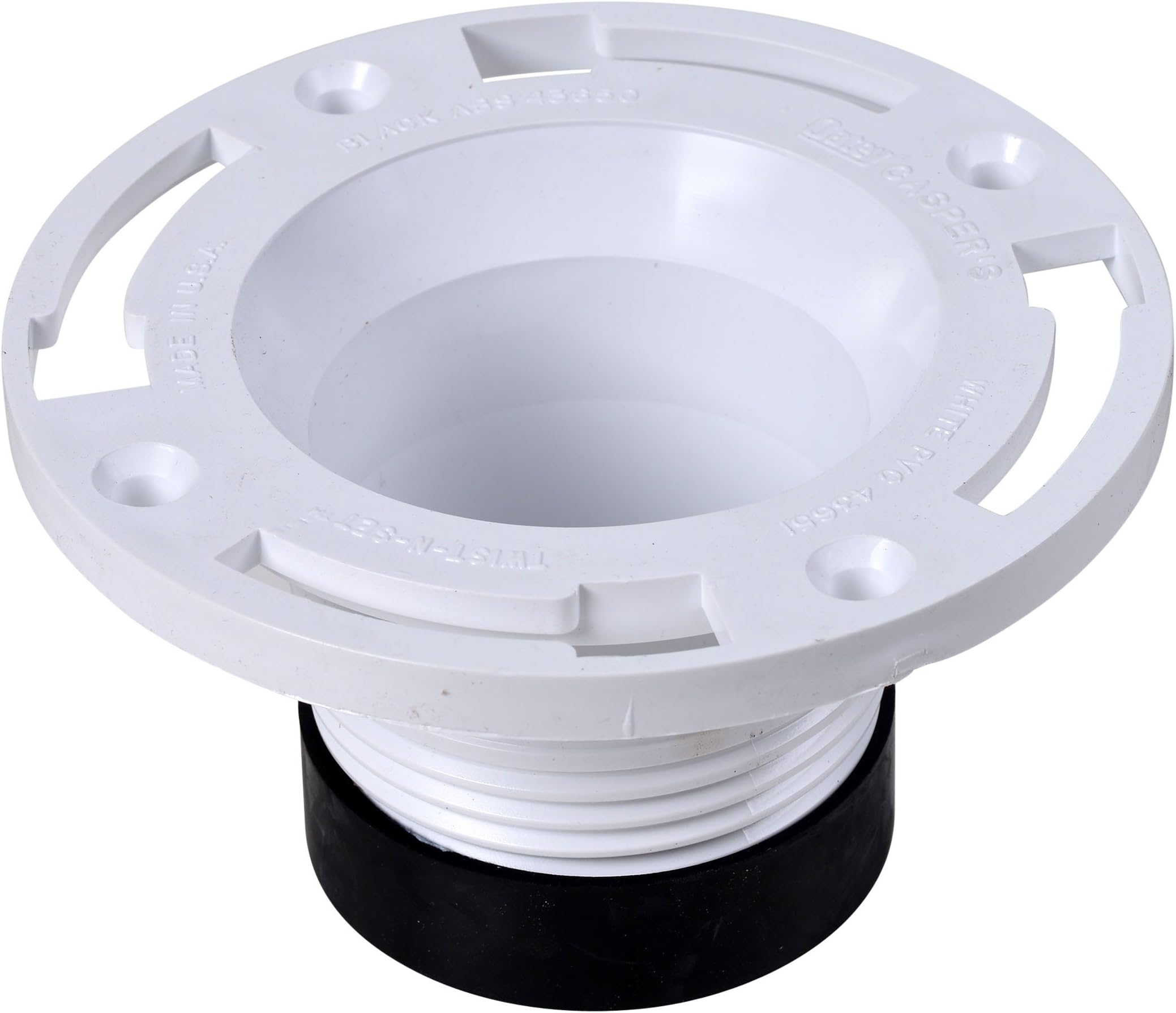 Oatey 4 in. PVC closet flange replacement - Pipe Fittings - Amazon.com