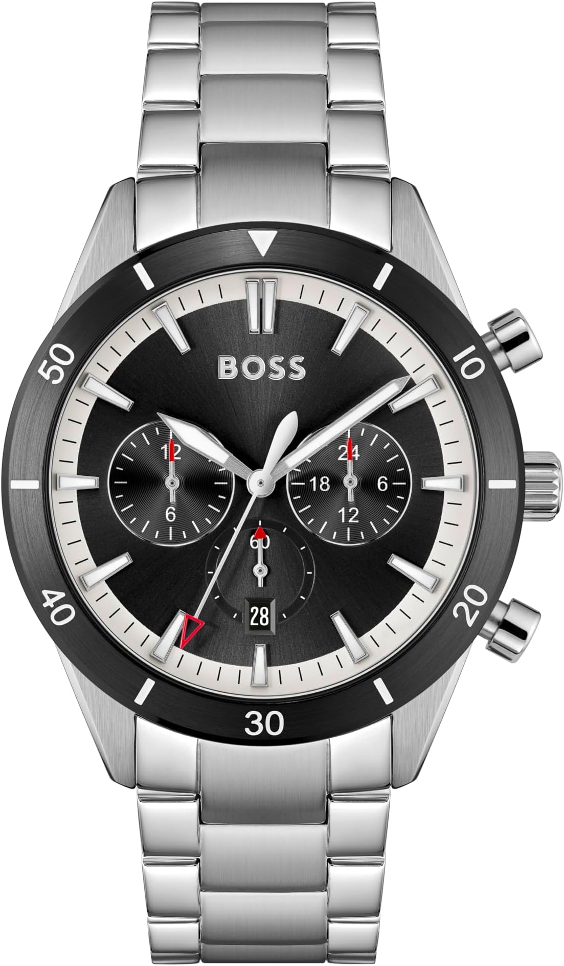 Hugo Boss Herren-Armbanduhr Chronograph Quarz Edelstahl 1513183 ...