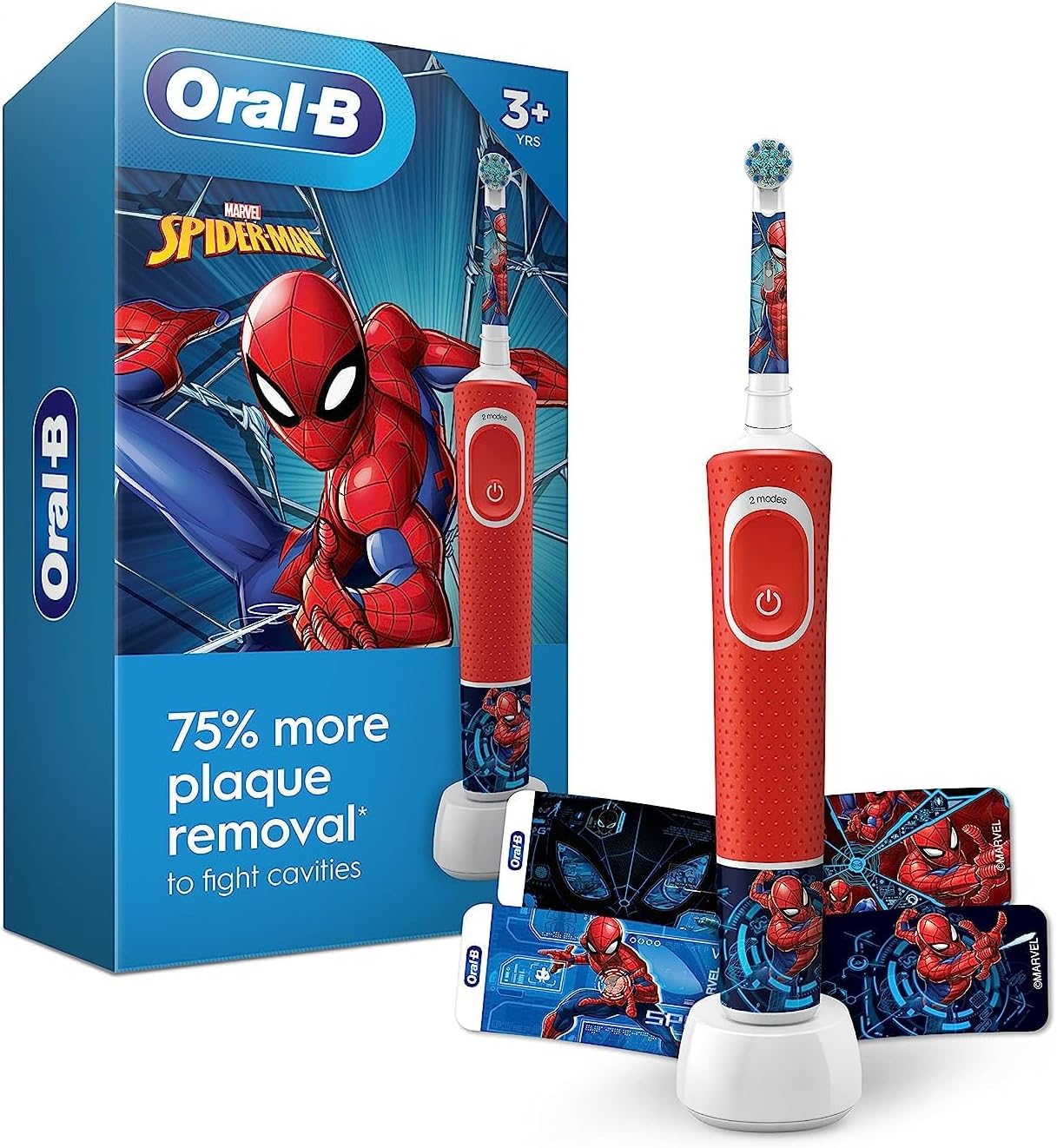 Amazon.com: Oral-B Kids Electric Toothbrush Featuring Marvel's ...