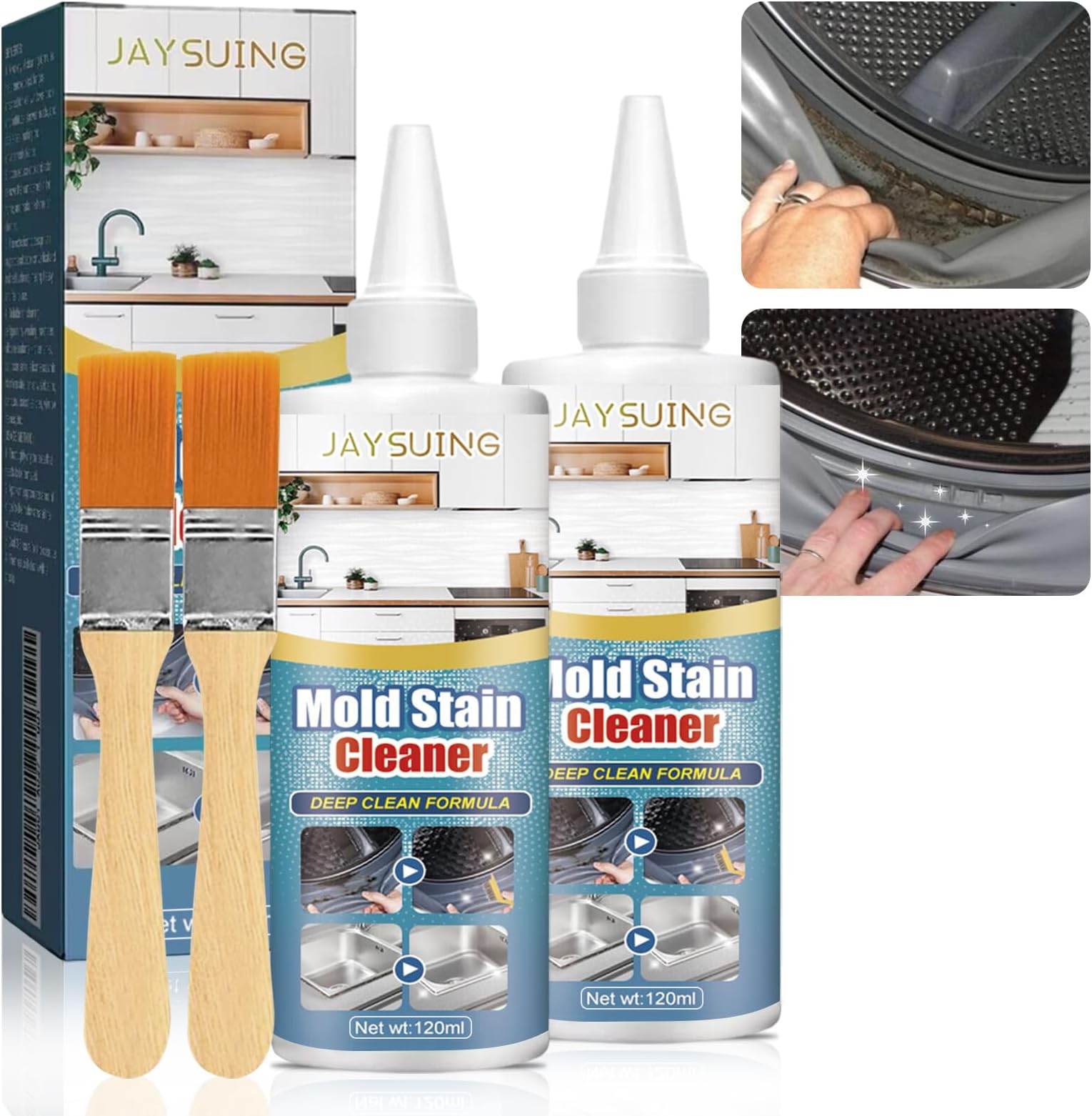 Amazon.com: Home Remover Gel, 8 Fl Oz Household Washing Machine Cleaner ...