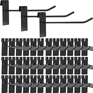 Amazon.com: Tcevily 100 Pieces Gridwall Hooks Gridwall Accessories ...