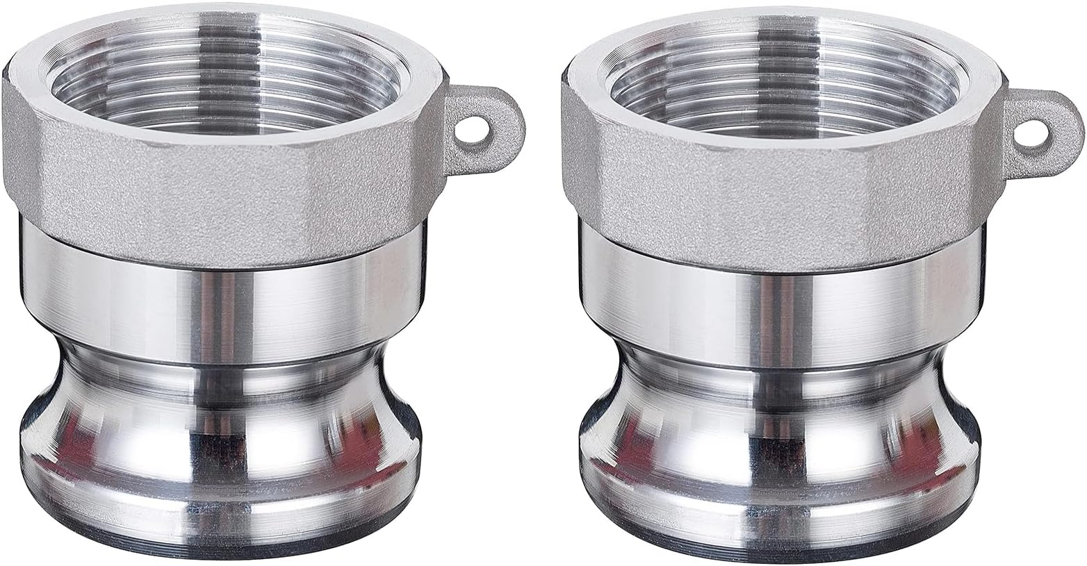 Amazon.com: QWORK 2" x 2" Aluminum Camlock Fittings - Hose Coupler ...