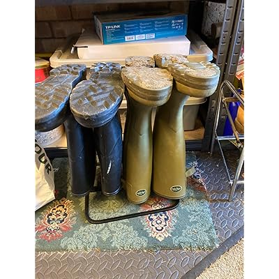 Buy ARSUK welly boot rack, Strong wellington boot stand outdoor, Cast ...