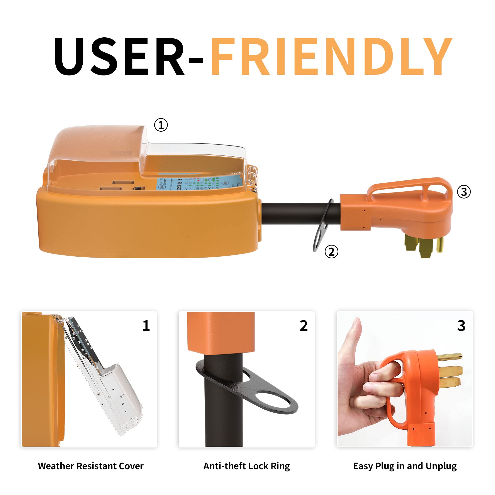 Snapklik.com : RV Surge Protector 50 Amp, Upgraded RV Circuit Analyzer ...