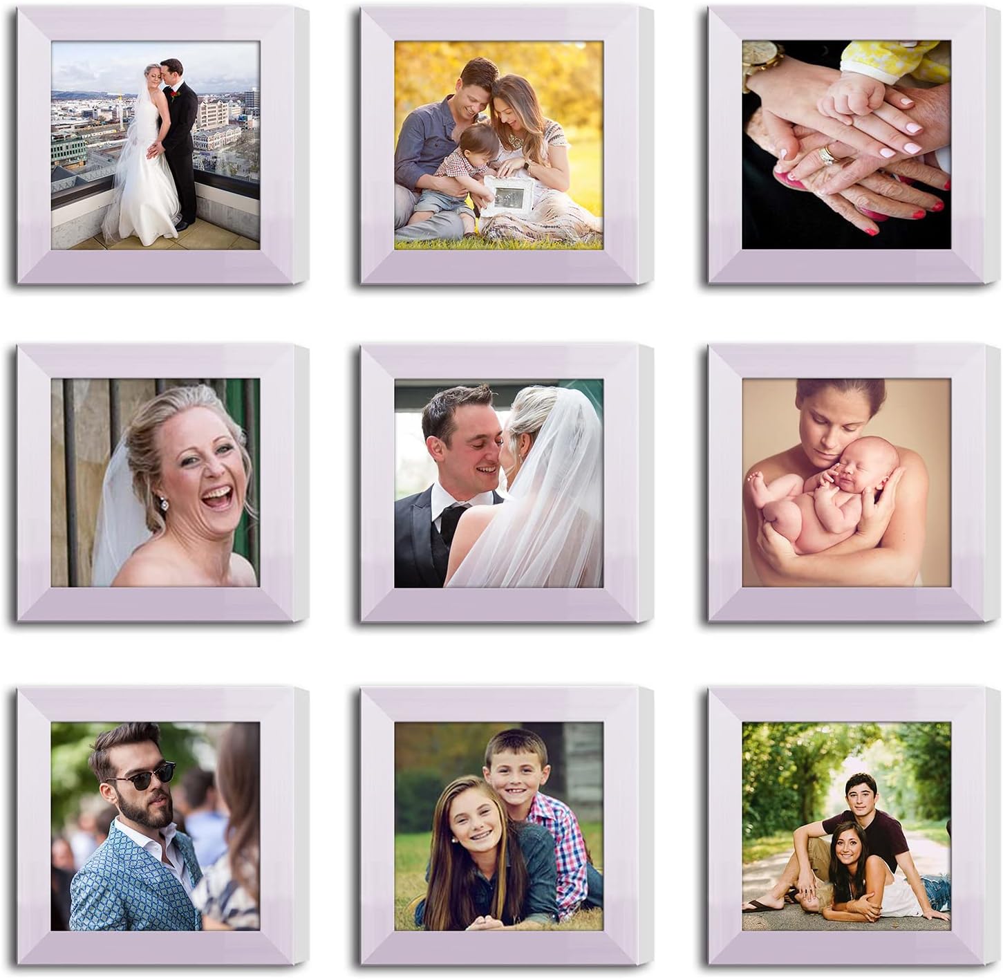PAPER PLANE DESIGN Selfie Frames Square Instagram Photo Frame 4 in x4 ...