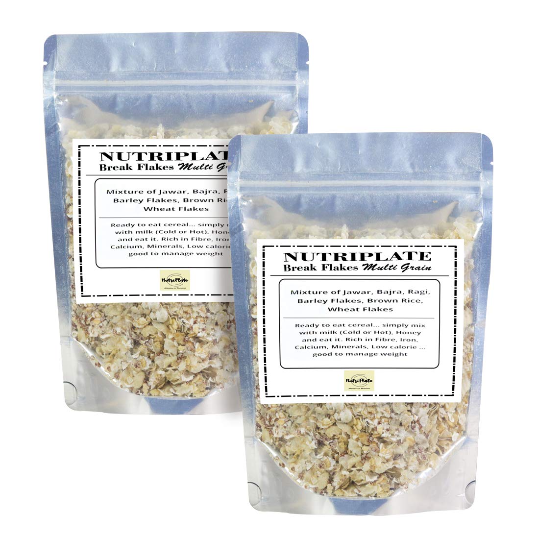 Nutriplate Healthy Snacks Multi Millets Mixture of Wheat, Ragi, Jawar ...