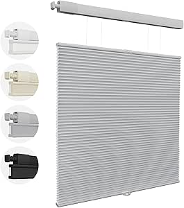 Amazon.com: MiLin No Drill Top Down Bottom Up Cordless Cellular Shades Color-Matched No Tools ...