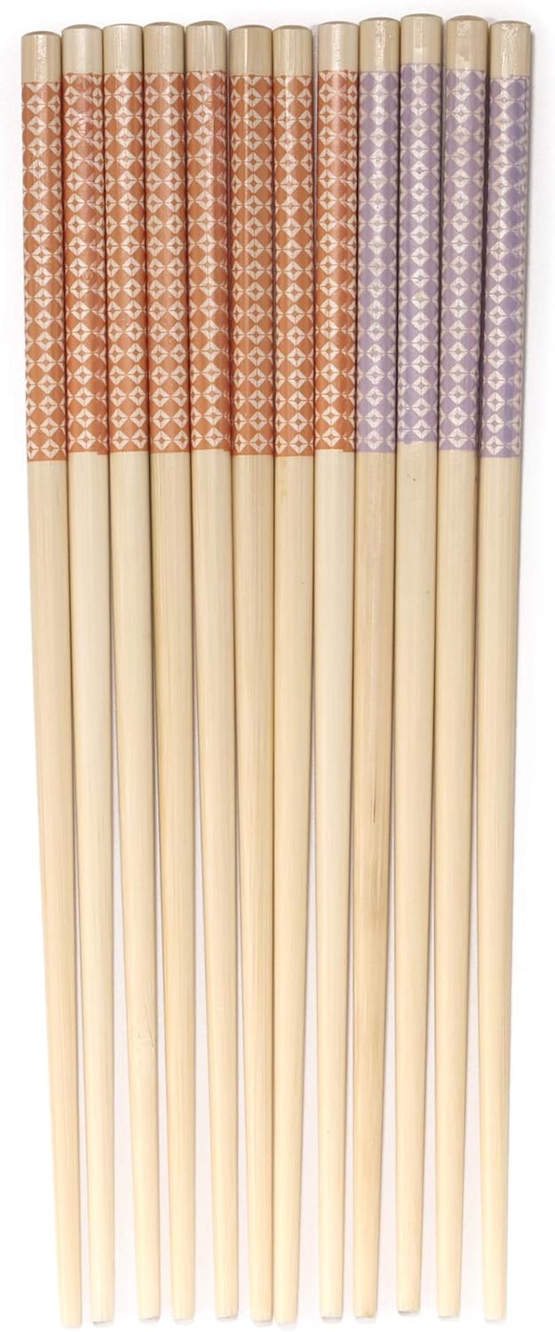 Amazon.com: BambooMN Premium Reusable Japanese Bamboo Chopsticks ...