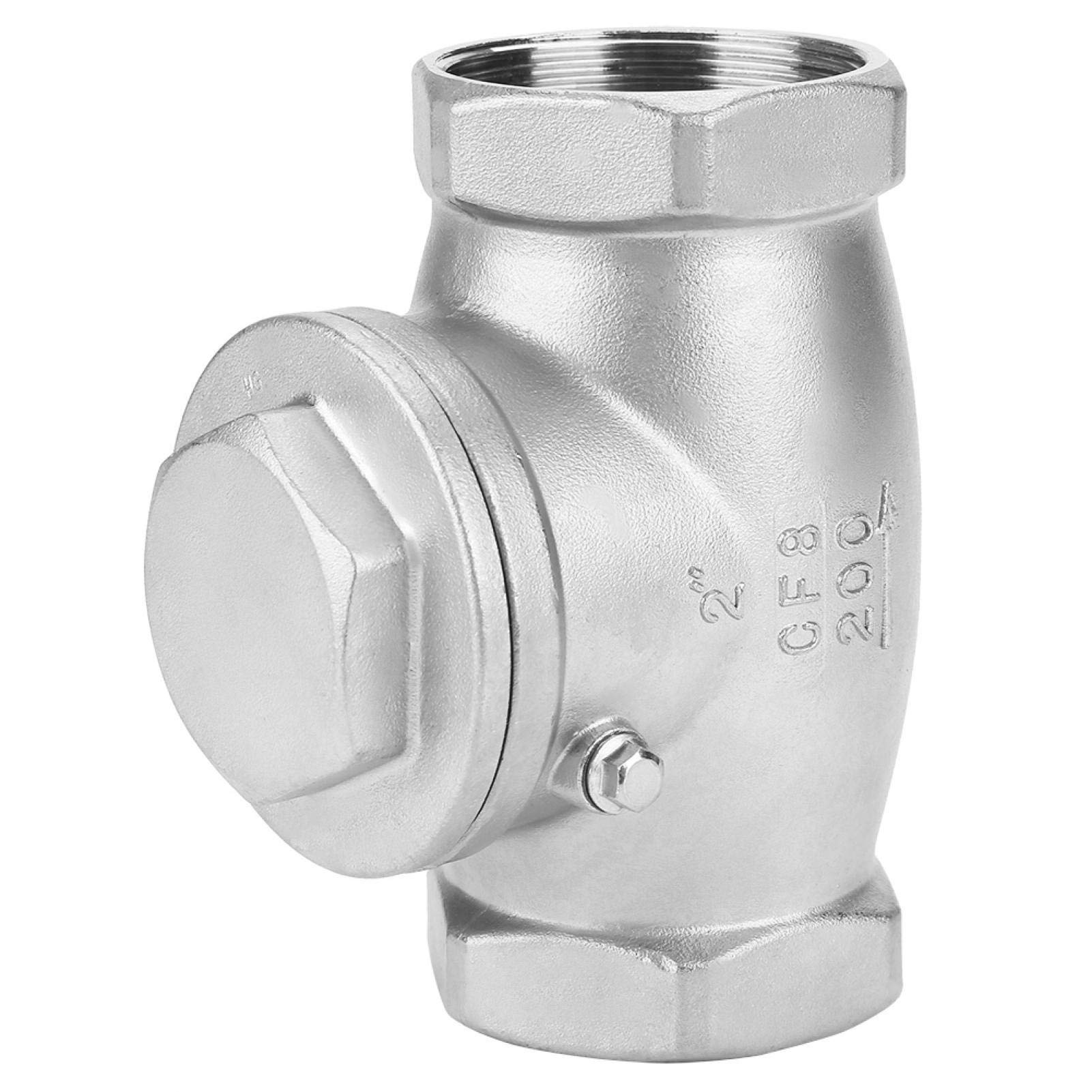 Buy Stainless Steel Swing Check Valve, DN50 Standardized Thread, High ...