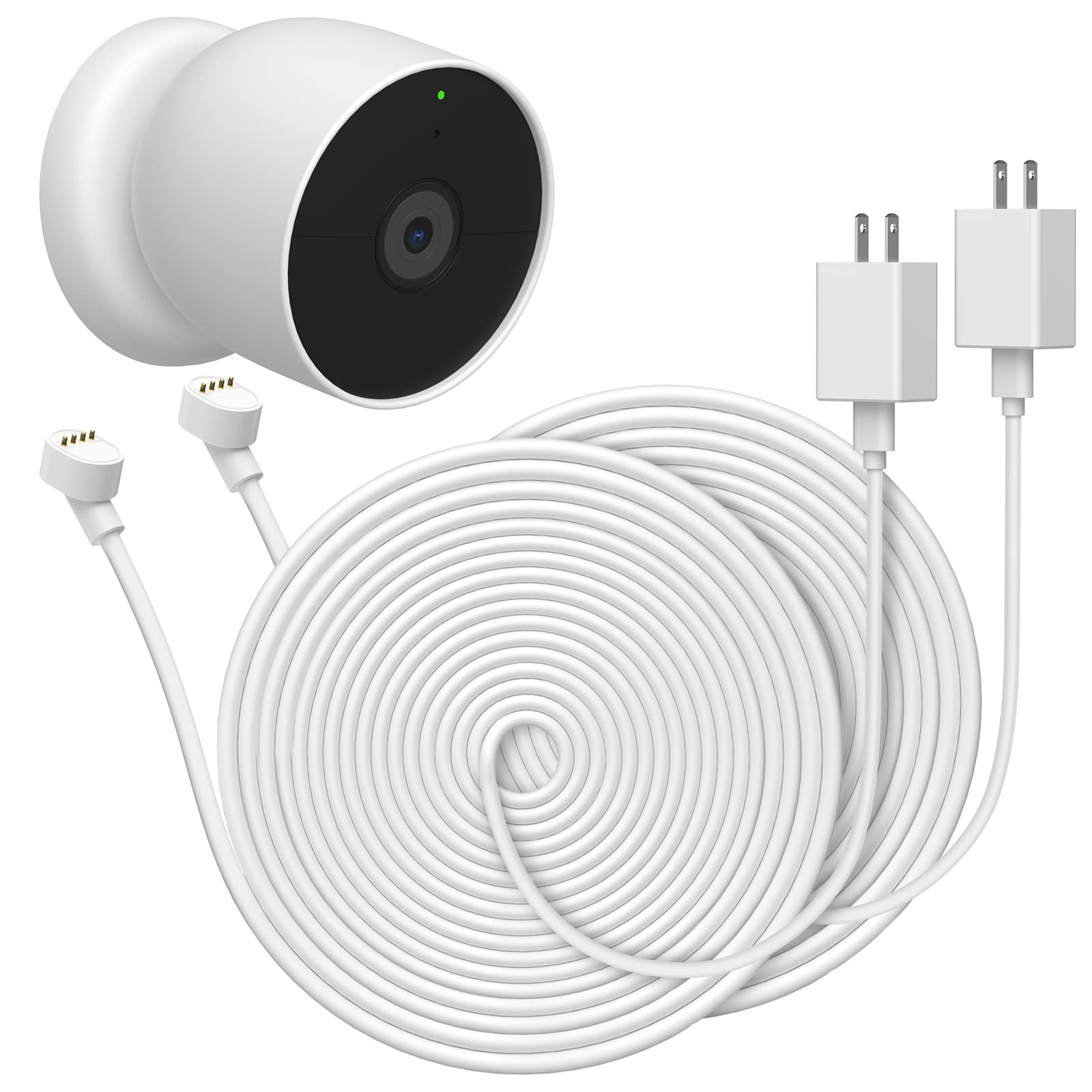 Amazon.com: Ayotu 2Pack 26ft/8m Power Cable for Google Nest Cam ...