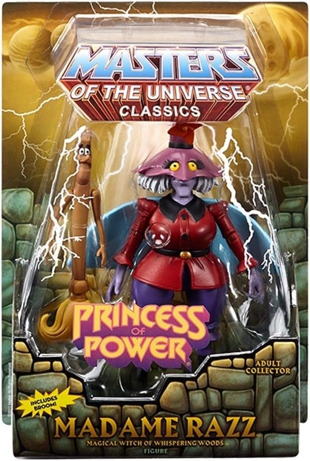 Amazon.com: Masters of the Universe Classics Madame Razz & Broom : Toys ...