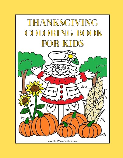 Thanksgiving Coloring Book for Kids: (Ages 3 and up): Janson, Tatiana V ...