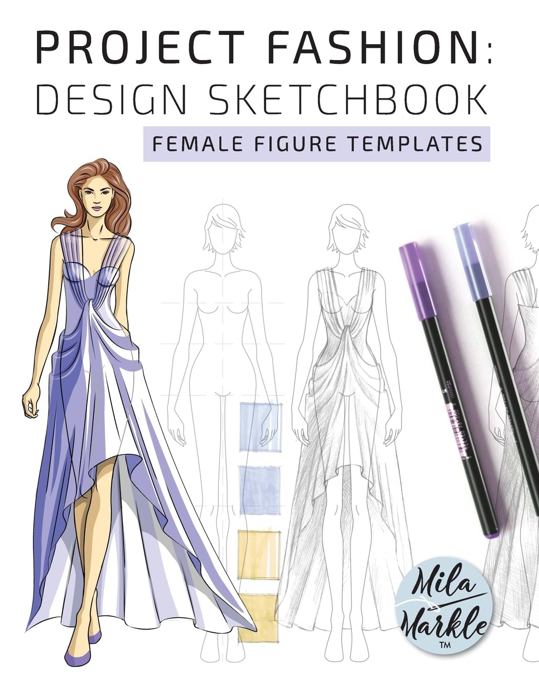 Buy Project Fashion: Design Sketchbook (Female Figure Templates) Book ...