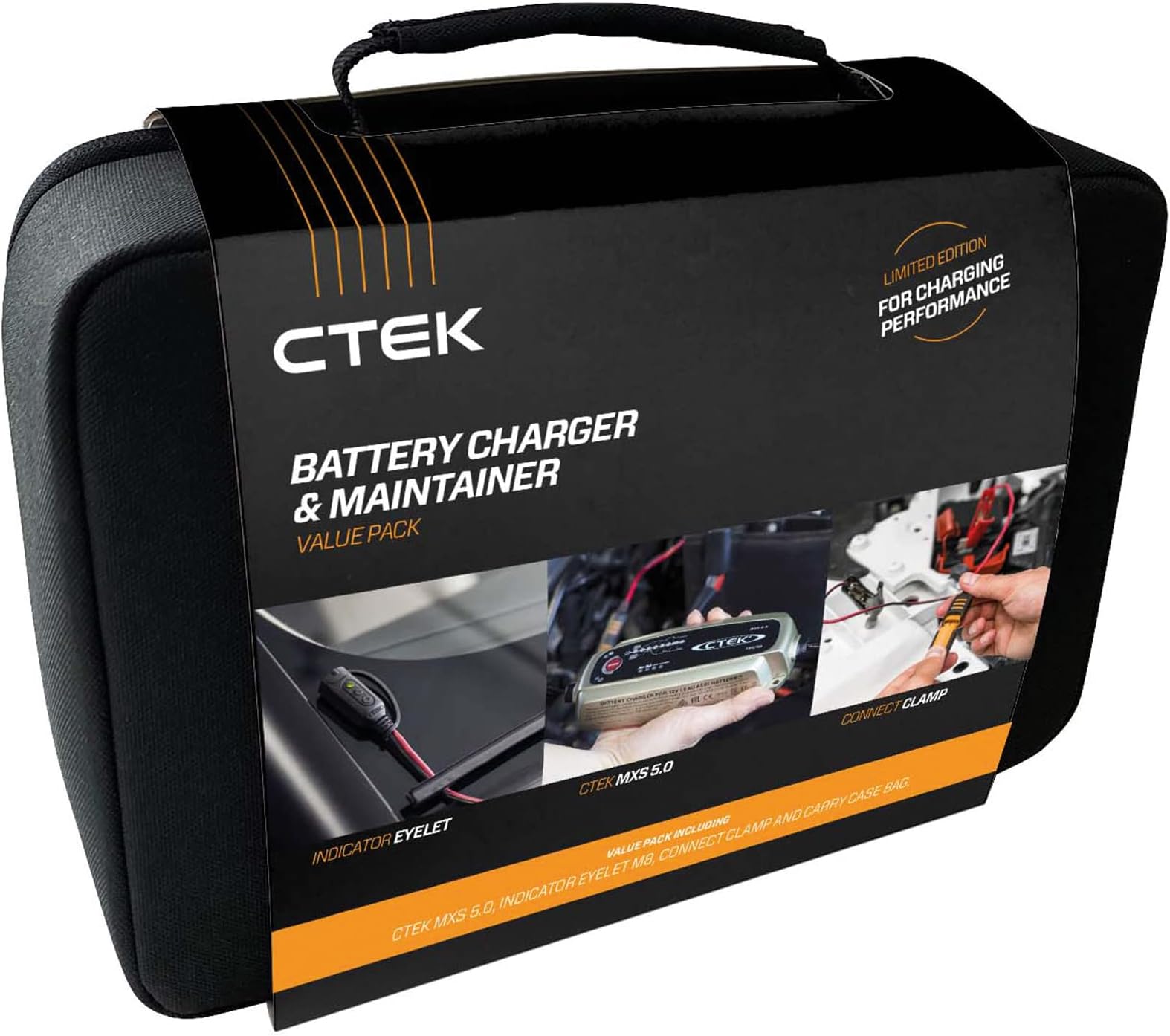 CTEK MXS 5.0 Fully Automatic Battery Charger 12V, 5 Amp - UK Plug ...