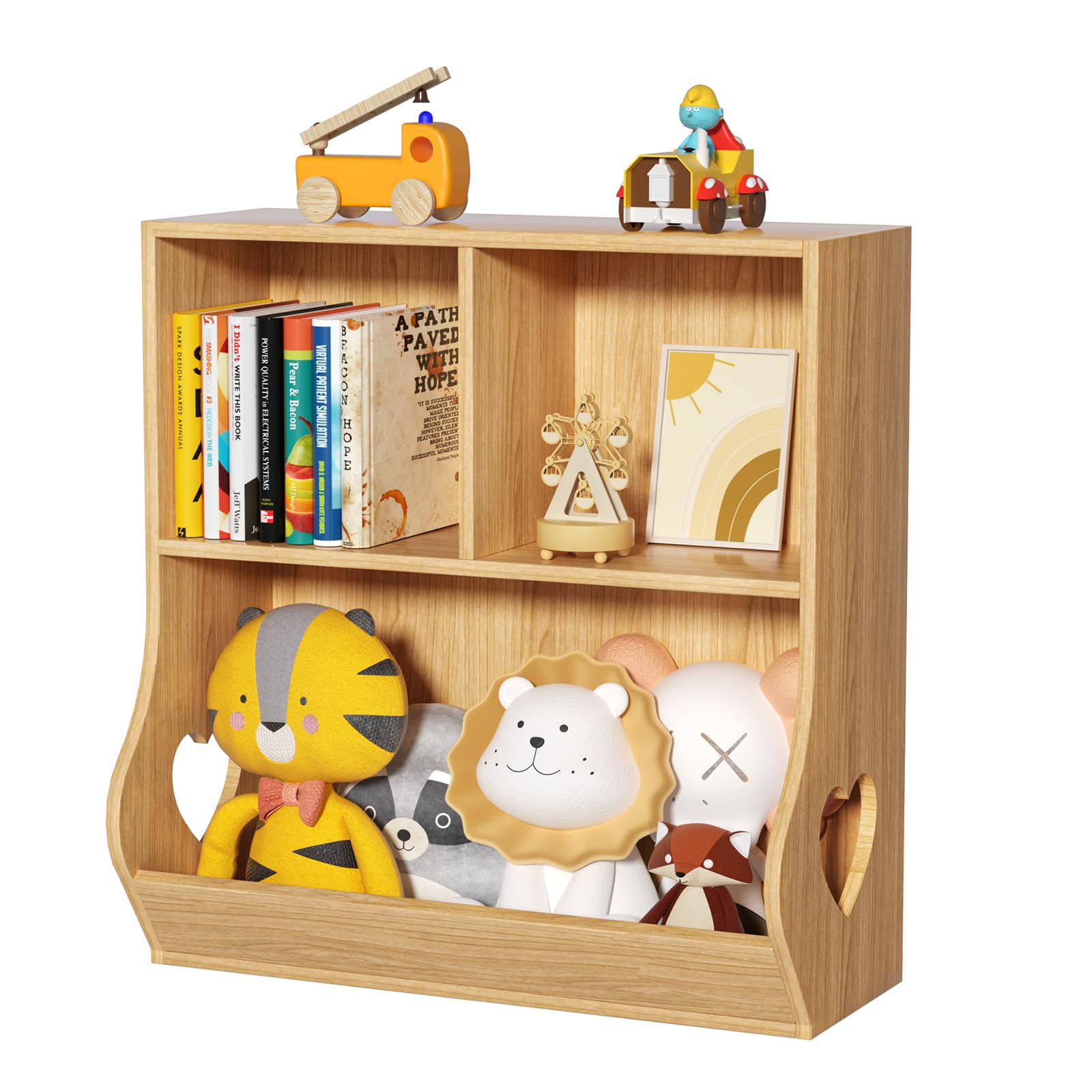 Amazon.com: Lerliuo Baby Toddler Bookshelf and Storage Organizer, Kids ...