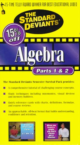 Amazon.co.jp: Standard Deviants: Algebra [VHS] : DVD