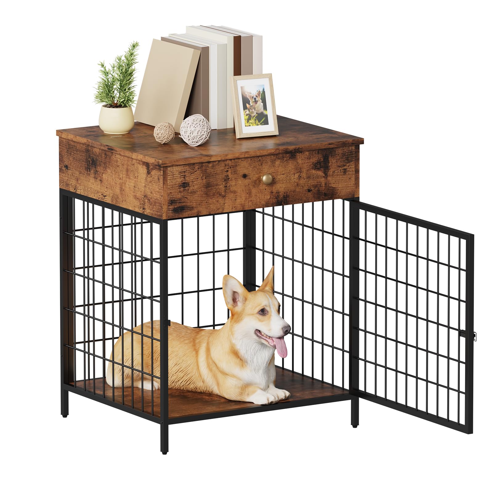 Amazon.com : Dog Crate Furniture, Dog Crate Table, Decorative Dog ...
