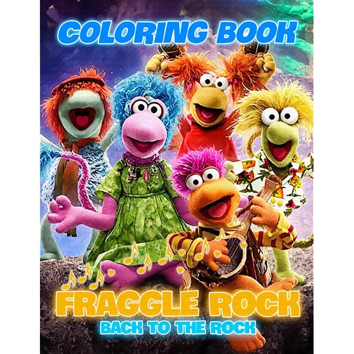 Buy Fraggle Rock Back to the Rock Coloring Book: Musical Fantasy ...