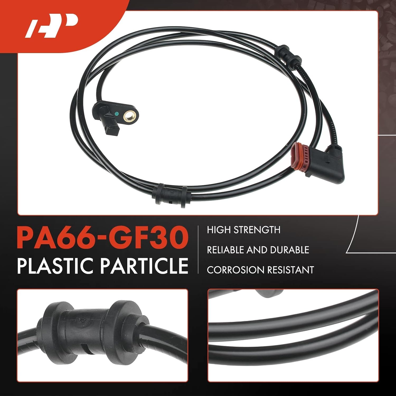 A-Premium Sensor de velocidad de rueda trasera ABS que reemplaza a ...