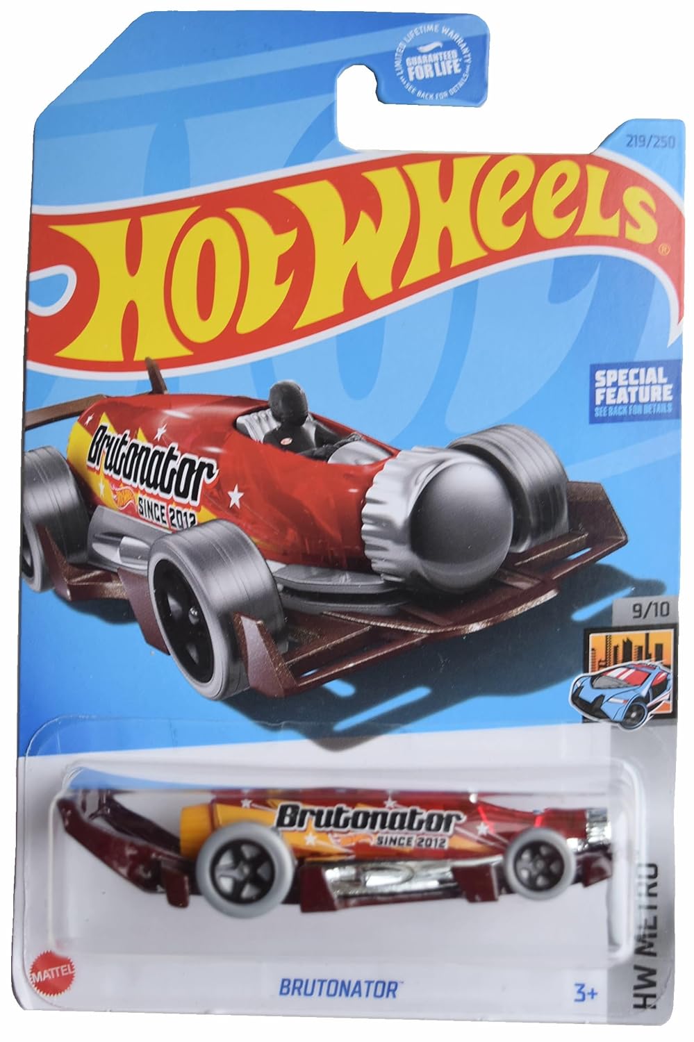 Hot Wheels Brutonator, HW Metro 9/10, Red, 219/250 : Amazon.in: Toys ...