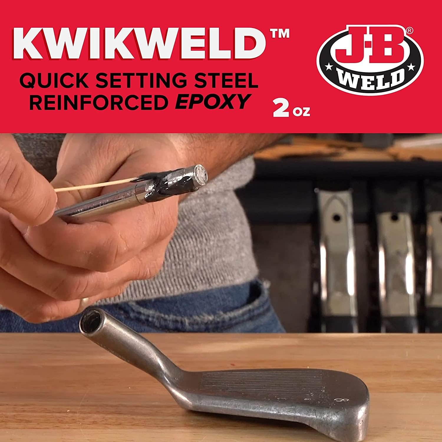 Snapklik.com : J-B Weld 8276 KwikWeld Quick Setting Steel Reinforced Epoxy