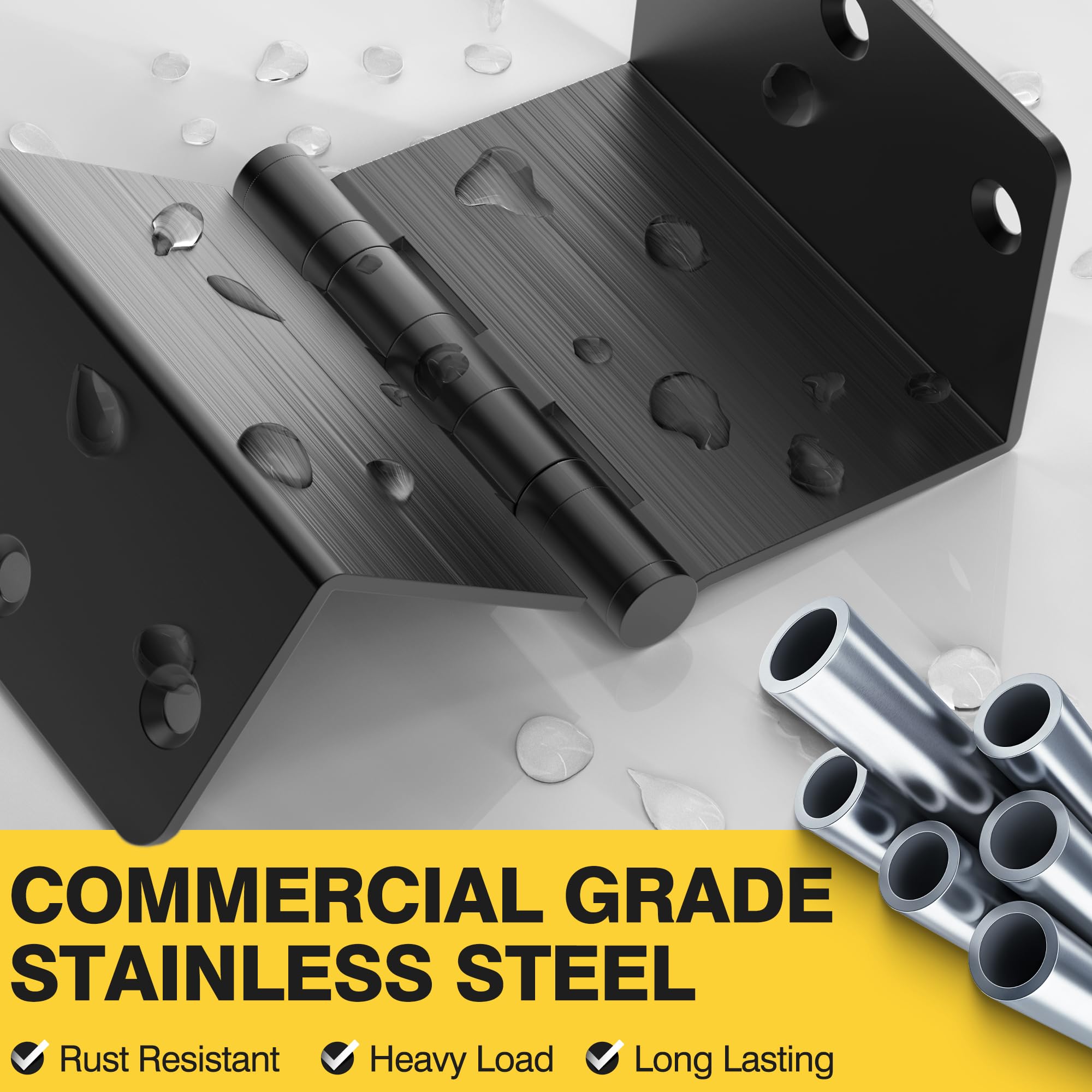 Snapklik.com : KOLET Offset Door Hinges, 3.5 Inches Expandable Door ...