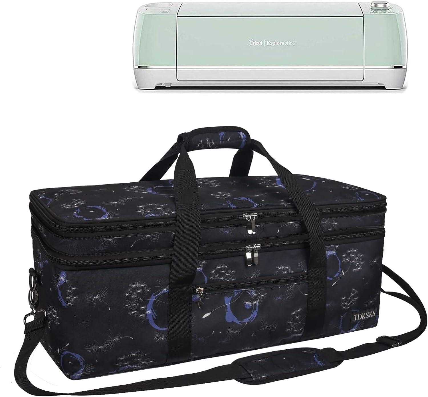Double Layer Carrying Bag Compatible for Cricut Maker, Explore Air 2 ...