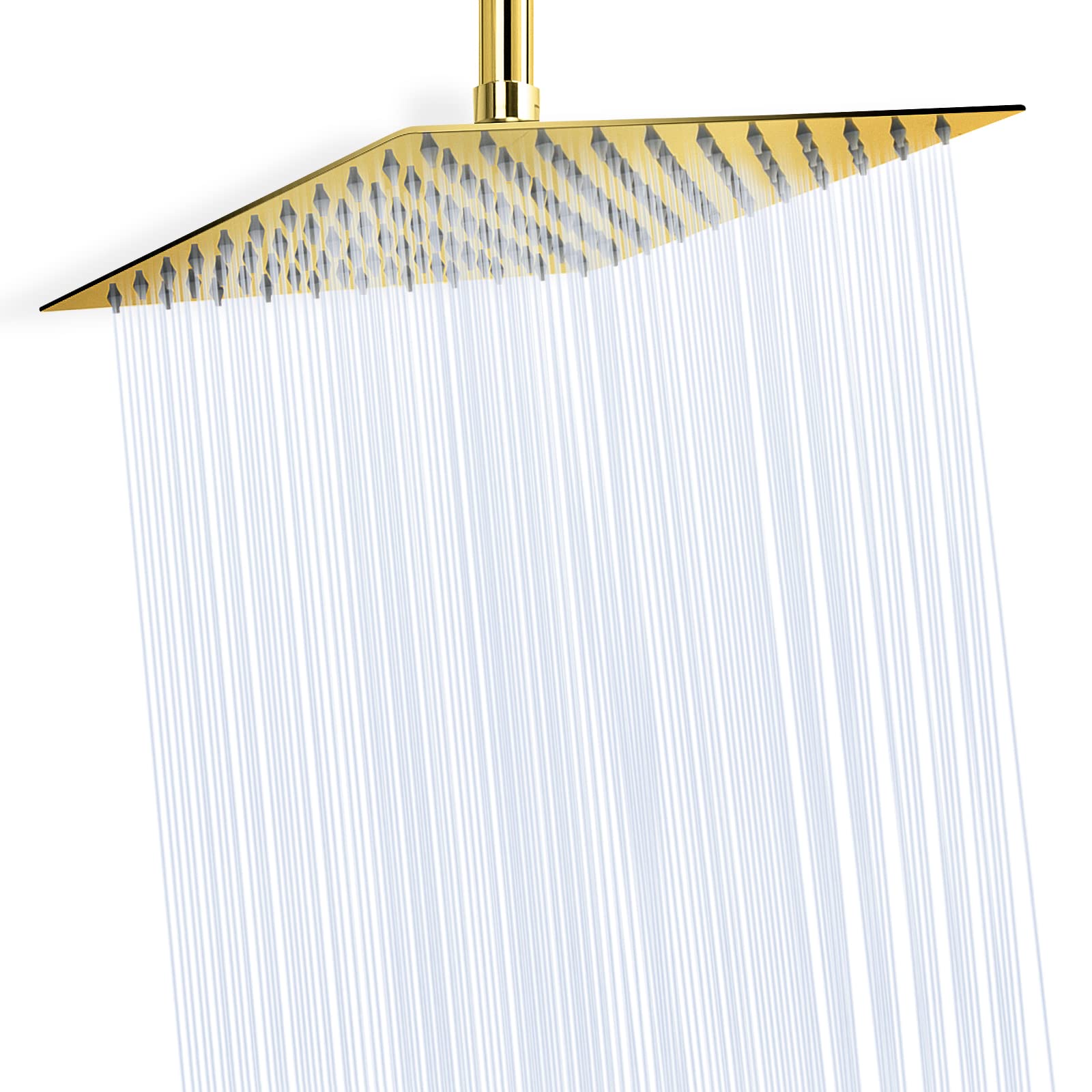 Snapklik.com : NearMoon Rain Shower Head, High Flow Stainless Steel ...