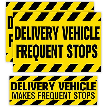 Amazon.com: Delivery Driver Car Magnets [3-Pack] Heavy-Duty Magnetic ...