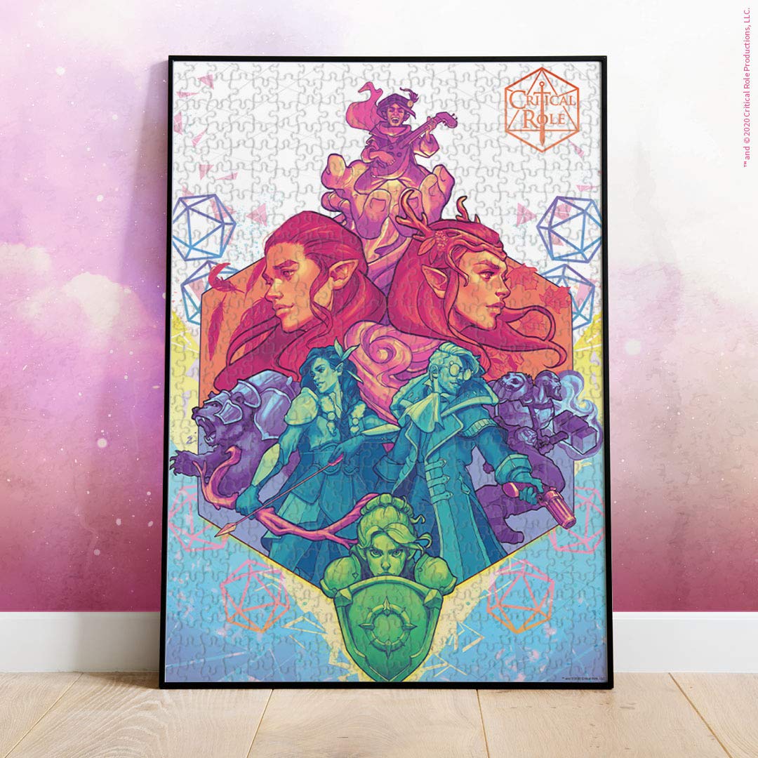 USAOPOLY Critical Role Vox Machina 1000 Piece Jigsaw Puzzle ...