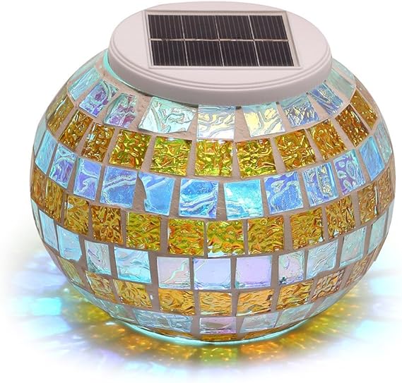 Amazon.com: SOLMORE Solar Lights, LED Color Changing Solar Table Lights ...