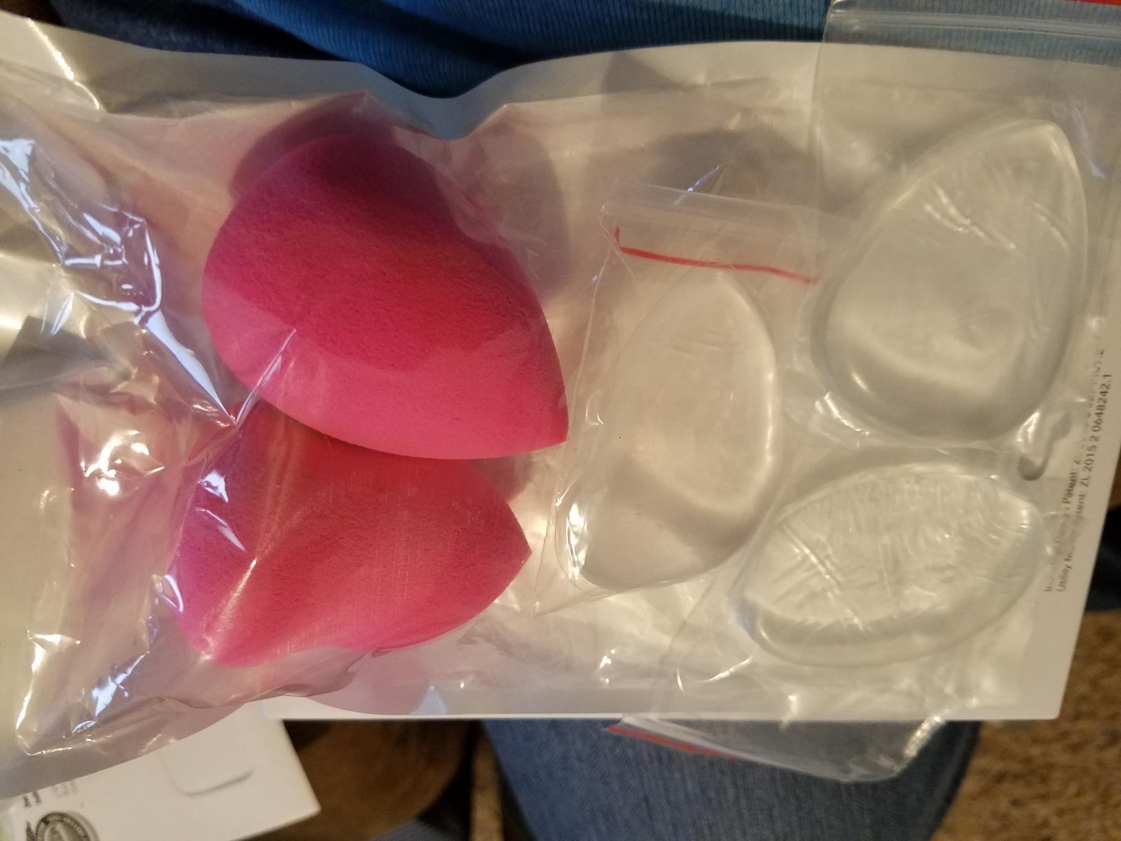 Amazon.com : SUNMAY 5 Packs Make Up Sponge Set - 3 x Clear Silicone ...