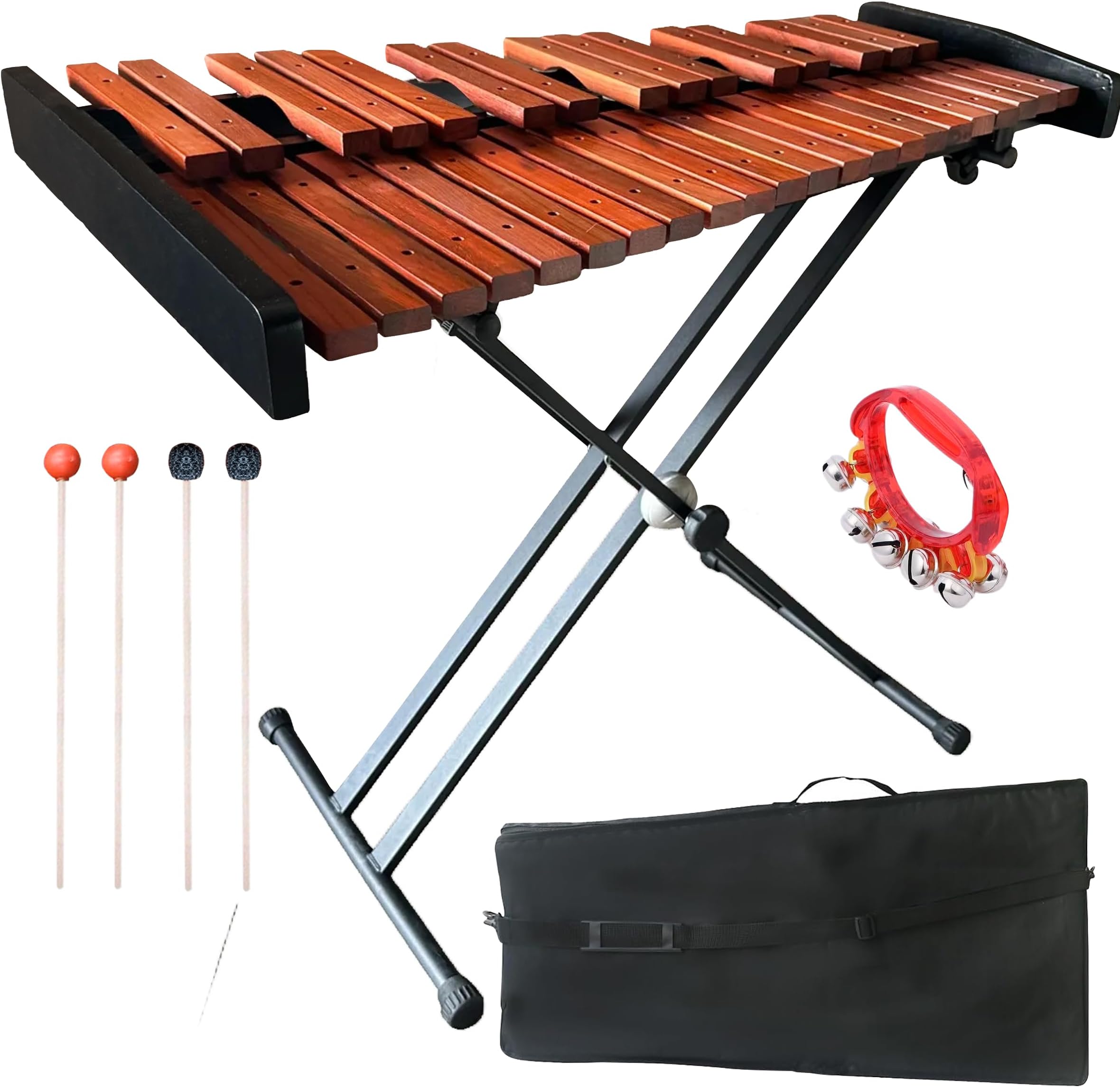 Amazon.com: 37 Note Xylophone Professional Wooden Glockenspiel ...