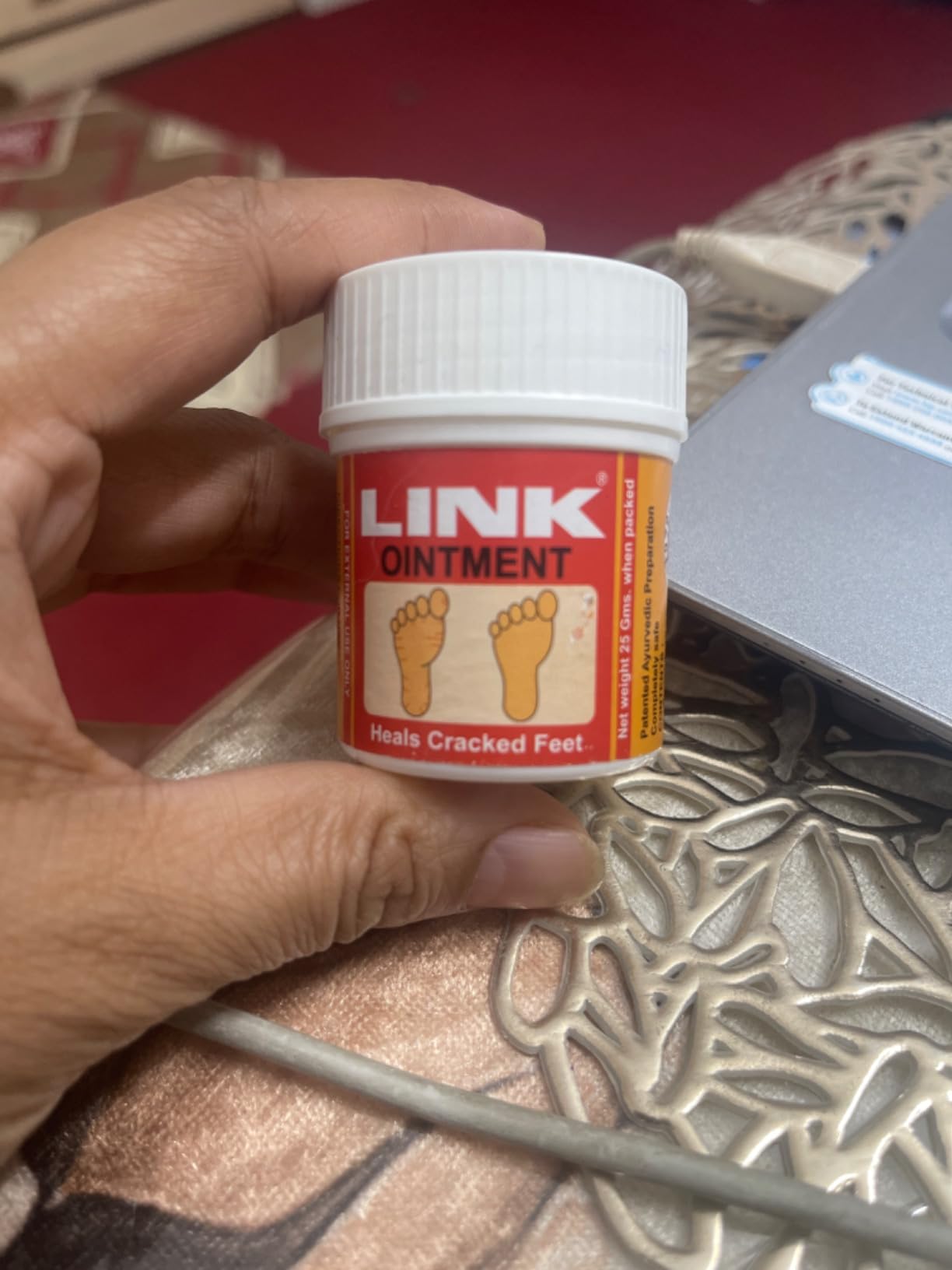 Link Ointment Crack Heel Repair Cream, Ayurvedic Cream for Smooth, Soft ...