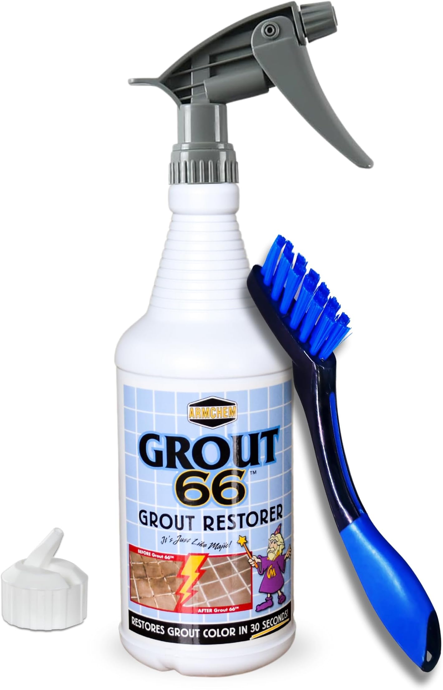 Amazon.com: Magic 3052 30 Oz Grout Cleaner with Stay Clean Technology ...