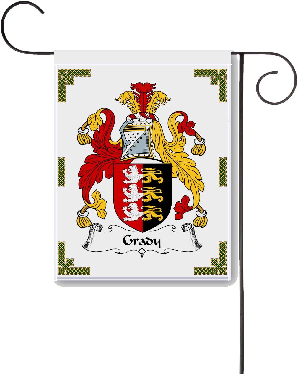 Amazon.com : Grady Coat of Arms/Grady Family Crest 11 X 15 Garden Flag ...