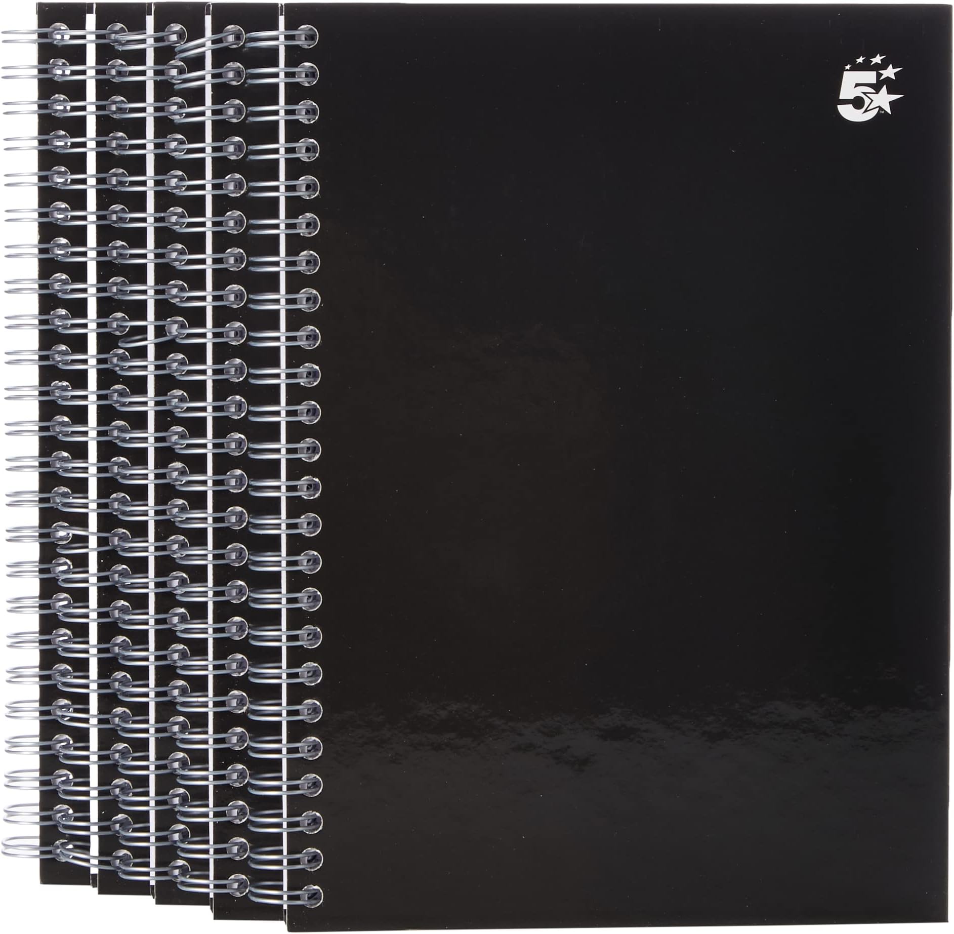 Q-Connect A5 Wirebound Book - Black, Pack of 3 : Amazon.co.uk ...