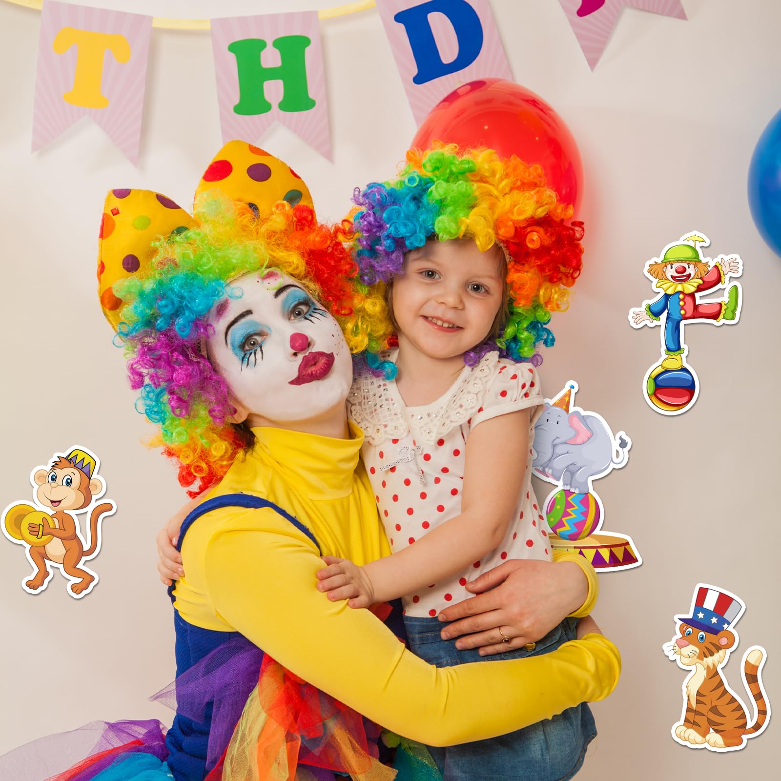 Snapklik.com : 40 Pieces Carnival Cutouts 10 Styles Circus Theme ...