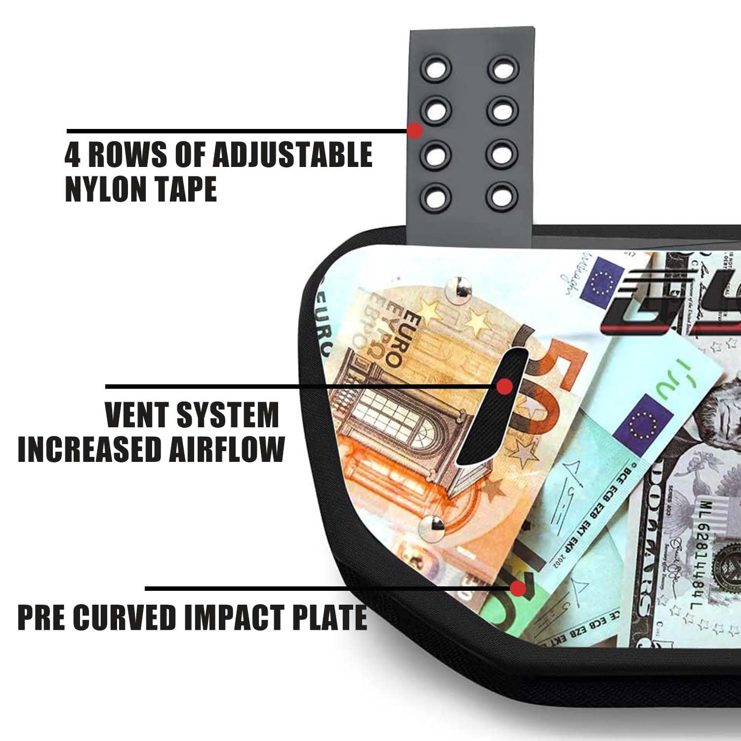 Snapklik.com : GY Football Back Plate Professional Adultsyouth Football ...